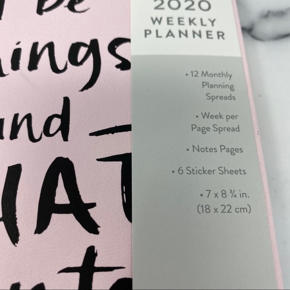 Eccolo | Office | 220 Weekly Planner Coco Chanel Quote | Poshmark